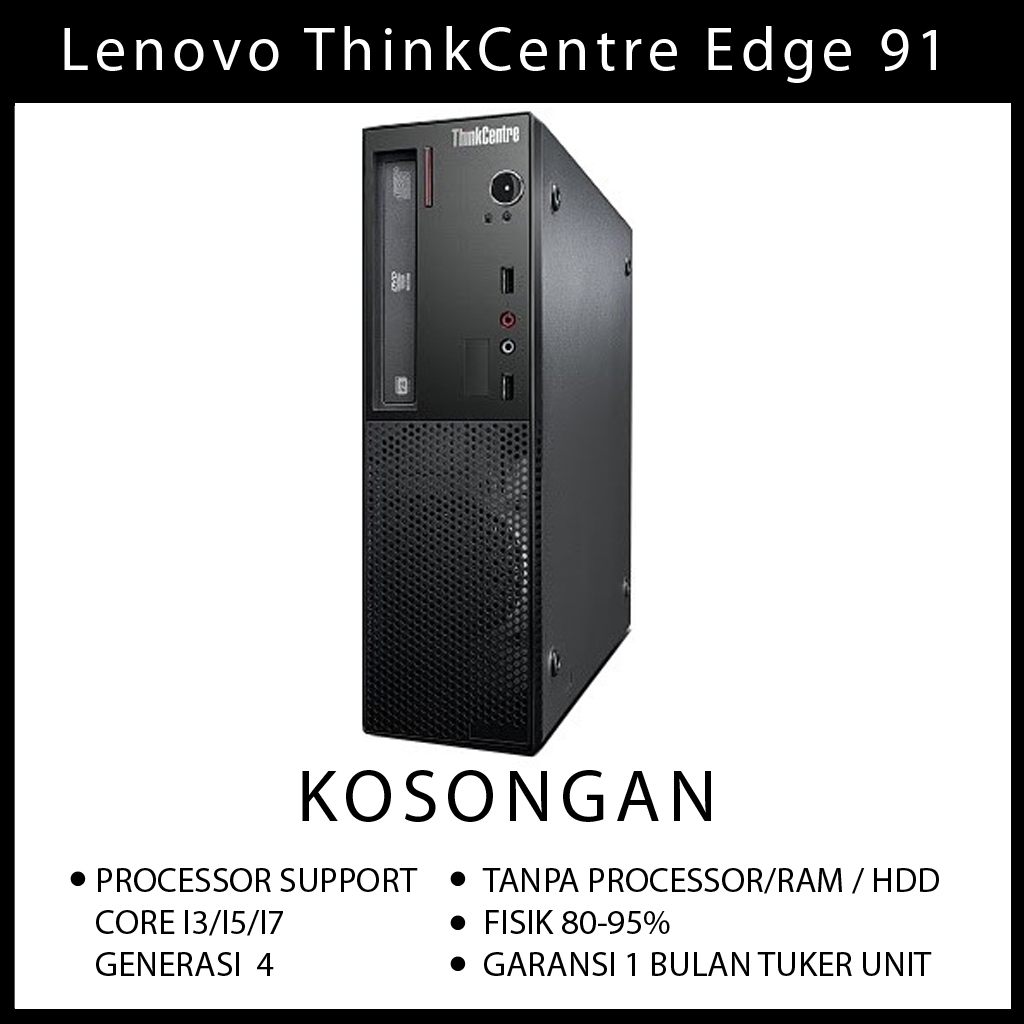Jual PC/ KOMPUTER CORE I3/I5/I7 GEN 4 KOSONGAN LENOVO THINKCENTRE EDGE ...