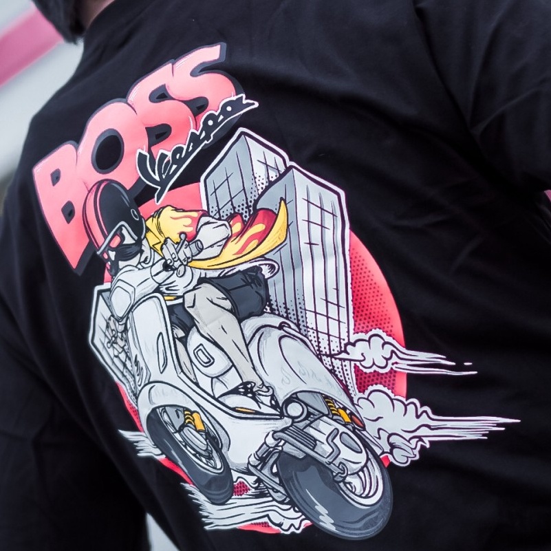 Jual Segera Kaos T Shirt ack Model 223 Boss Vespa Official Merchandise ...