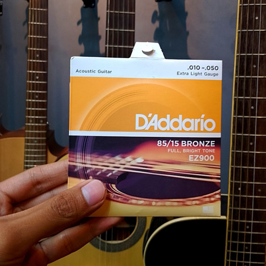 Jual Senar Gitar Akustik String D'addario ukuran 0.10 | Shopee Indonesia