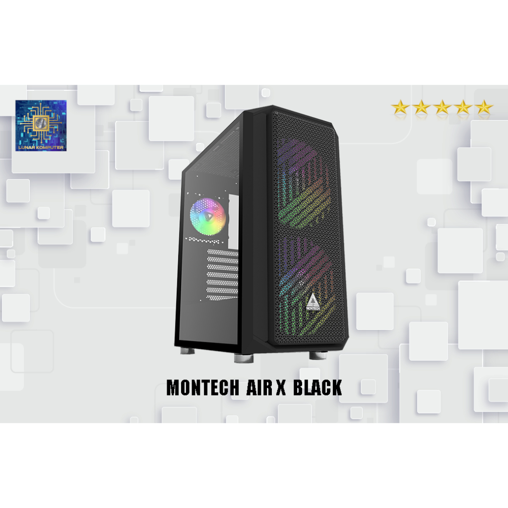Jual Montech Air X Black Computer Chassis | Shopee Indonesia