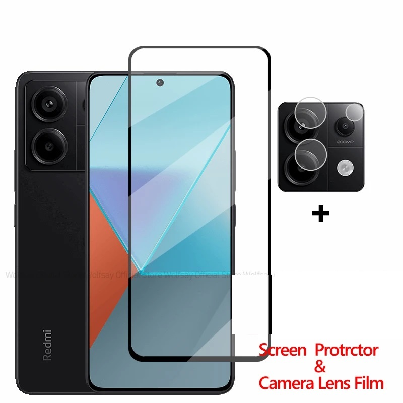 Jual Xiaomi Poco X6 / X6 PRO 5G PAKET 2IN1 Tempered Glass Camera Lens ...