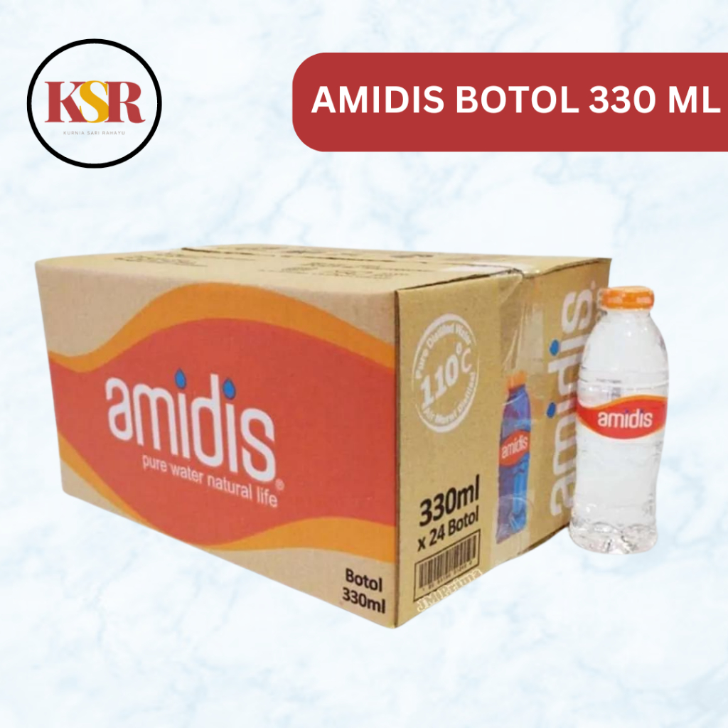 Jual [KSR] AMIDIS Botol 330ml Dus - 24 x 330 ML [ Khusus Bandung ...
