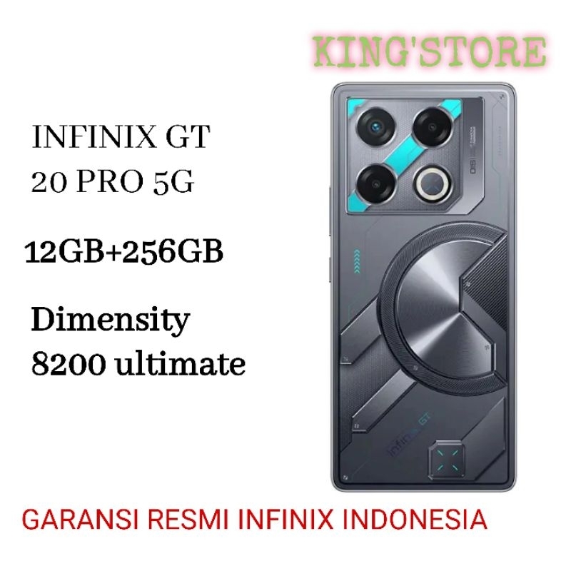 Jual INFINIX GT20 PRO 5G 12/256GB GARANSI RESMI | Shopee Indonesia