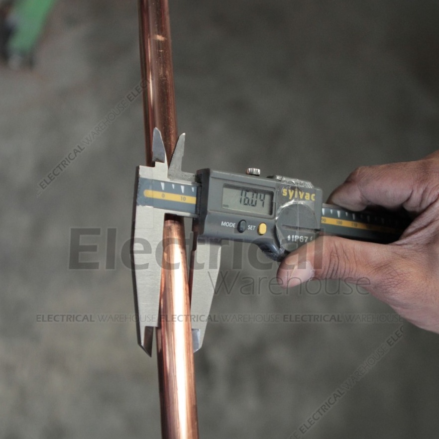 Jual KODE S9S2 COPPER ROD 58 inch Full 16mm 2 meter GROUND GROUNDING ...