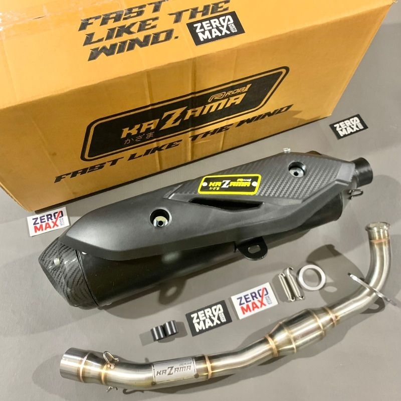 Jual Knalpot ROB1 KAZAMA Standar Racing Cap V Megabomb Yamaha All New ...