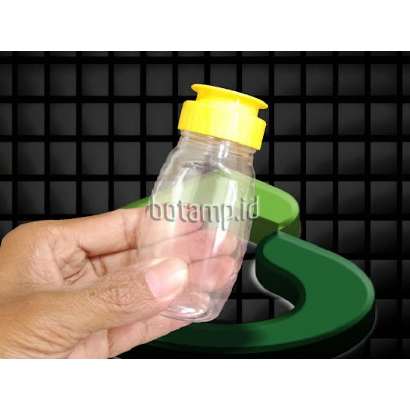 Jual Botol Madu TJ 100 ml Fliptop Kuning Import | Shopee Indonesia