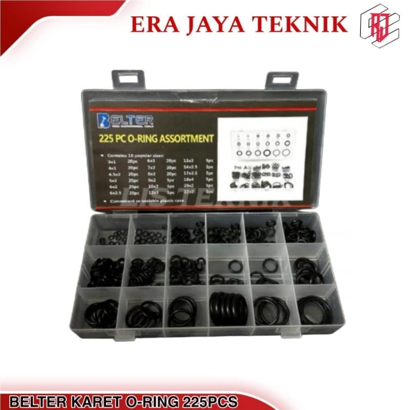 Jual Karet O Ring Set 225pcs BELTER O Ring Rubber Seal Tightening | Shopee Indonesia