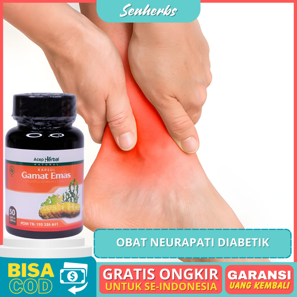 Jual Obat Neuropati Diabetik Kerusakan Gangguan Saraf Diabetes Perifer ...