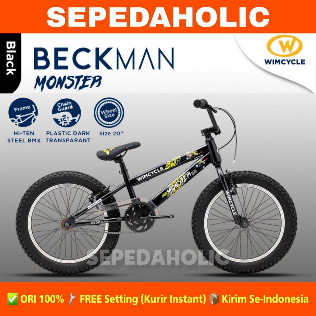 Jual Sepeda Anak Laki BMX WIMCYCLE BECKMAN ELCO MONSTER Ukuran 20 Inch ...