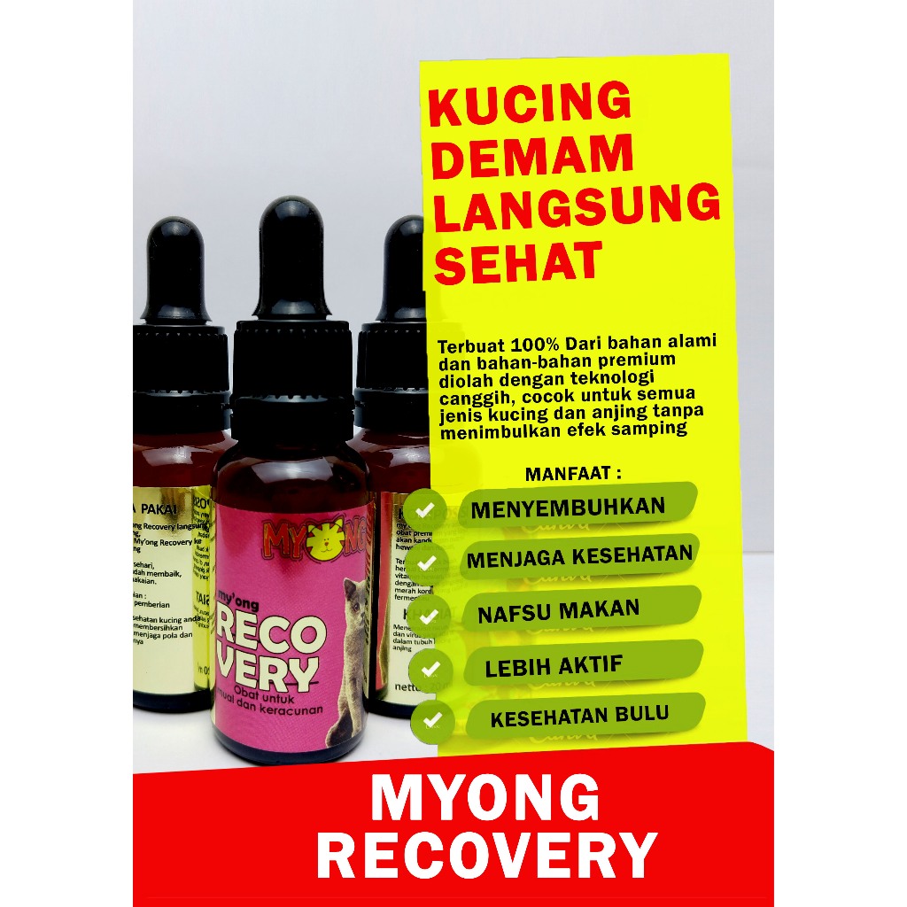 Jual OBAT KUCING MY'ONG RECOVERY ANTI MUNTAH OBAT KUCING SAKIT ...