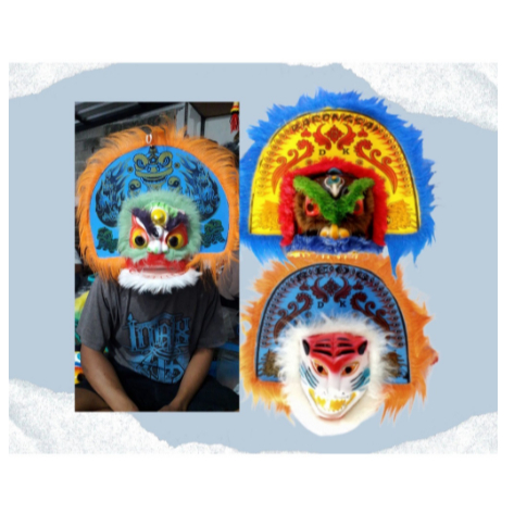 Jual Topeng Reog Jaranan Mainan Tradisional Anak || Topeng Mainan Reog ...