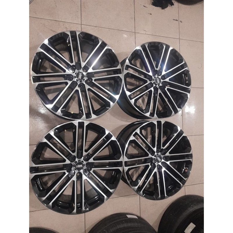 Jual Velg Mobil Second Hsr Alkani Ring 18 Lebar 8 pcd 5x114.3 Et 45 Black Polish | Shopee Indonesia