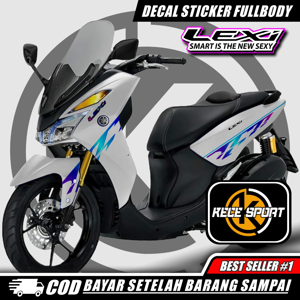 Jual Decal Lexi Full Body Baru Stiker Motor Yamaha Lexi Full Body Decal ...