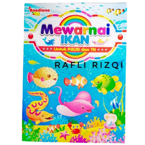 Jual Buku Mewarnai Anak/Buku Mewarnai IKAN Paud Dan TK | Shopee Indonesia