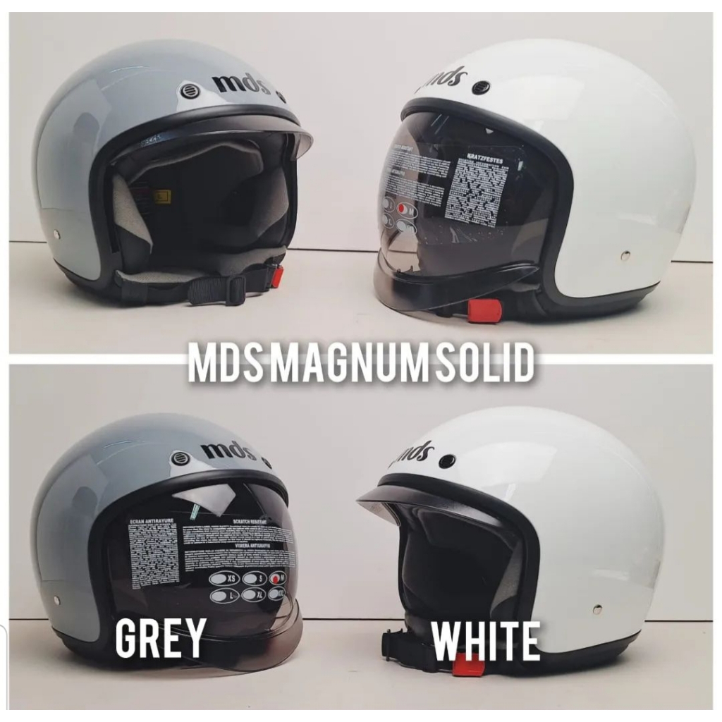 Jual Helm Bogo Retro Classic MDS Magnum Original Helm Pria Wanita Hijab ...
