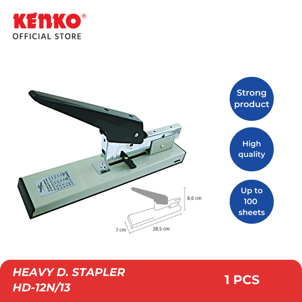 Jual Heavy Duty Stapler HD-12N/24 Kenko | Shopee Indonesia