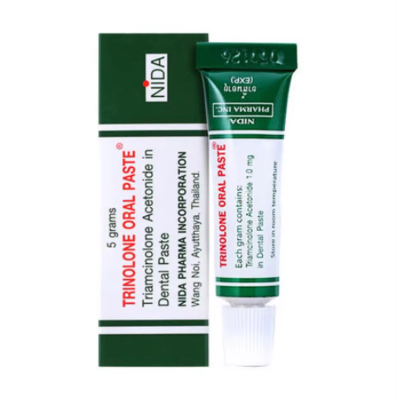 Jual NIDA TRINOLONE ORAL PASTE 5gr OBAT SARIAWAN THAILAND | Shopee ...