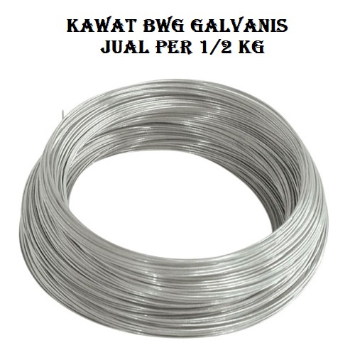 Jual Per 1/2 kg Kawat BWG Putih No 20 Diameter 0.9 mm Galvanis Alat ...