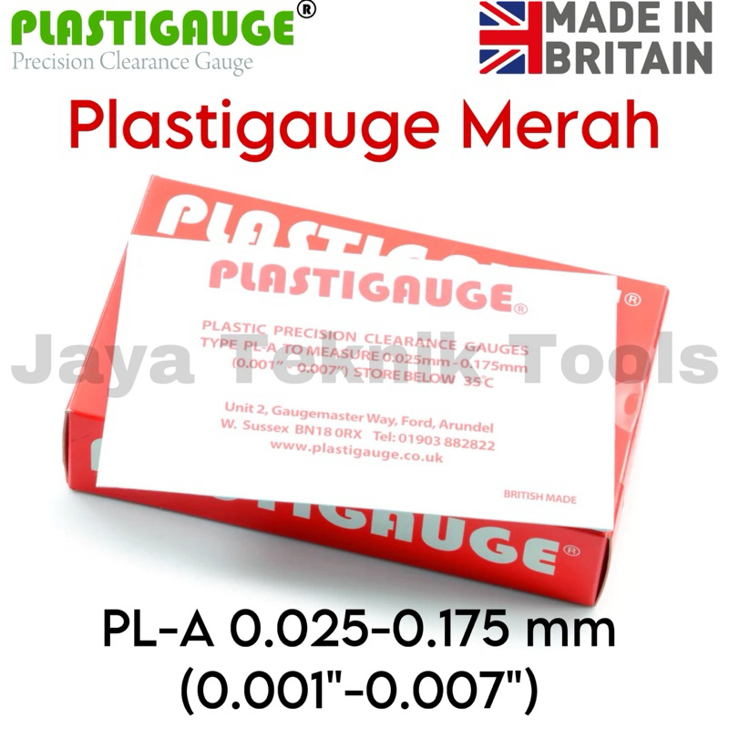 Jual Plastigauge Merah PL-A Plastic Gauge Red Precision 0025 0175 ...