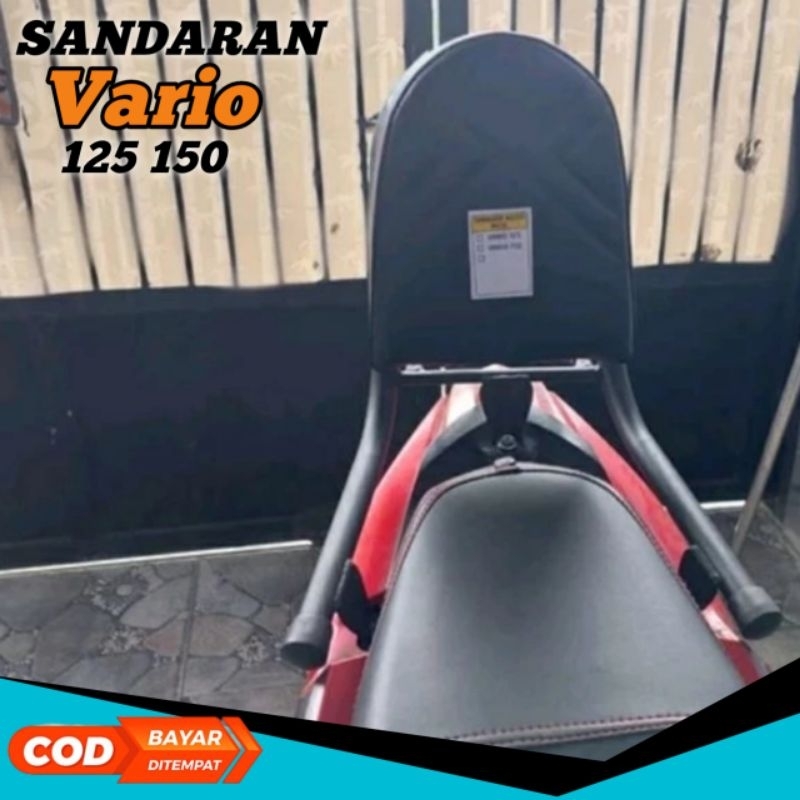 Jual Sandaran Jok Motor Vario 125 150 Busa Tebal Empuk Besi Kuat Awet ...