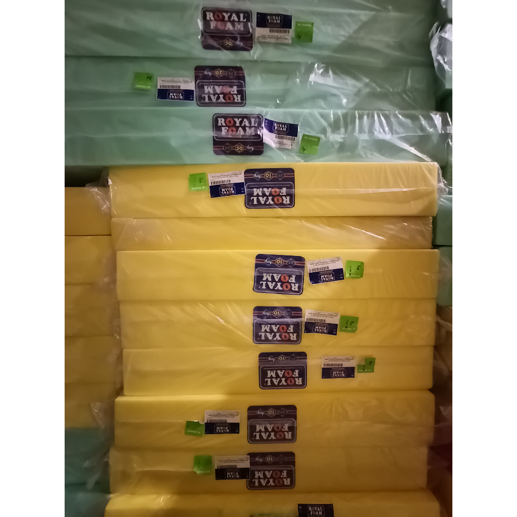 Jual Kasur Busa Royal Foam Yellow Density 20 Cover Kain Sprei / Kain ...
