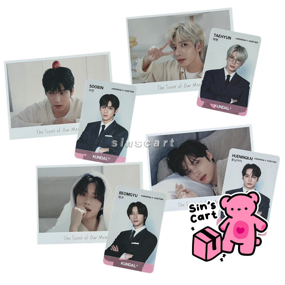 Jual Official TXT x Kundal Polaroid & ID Card PC Member Set | Tomorrow ...
