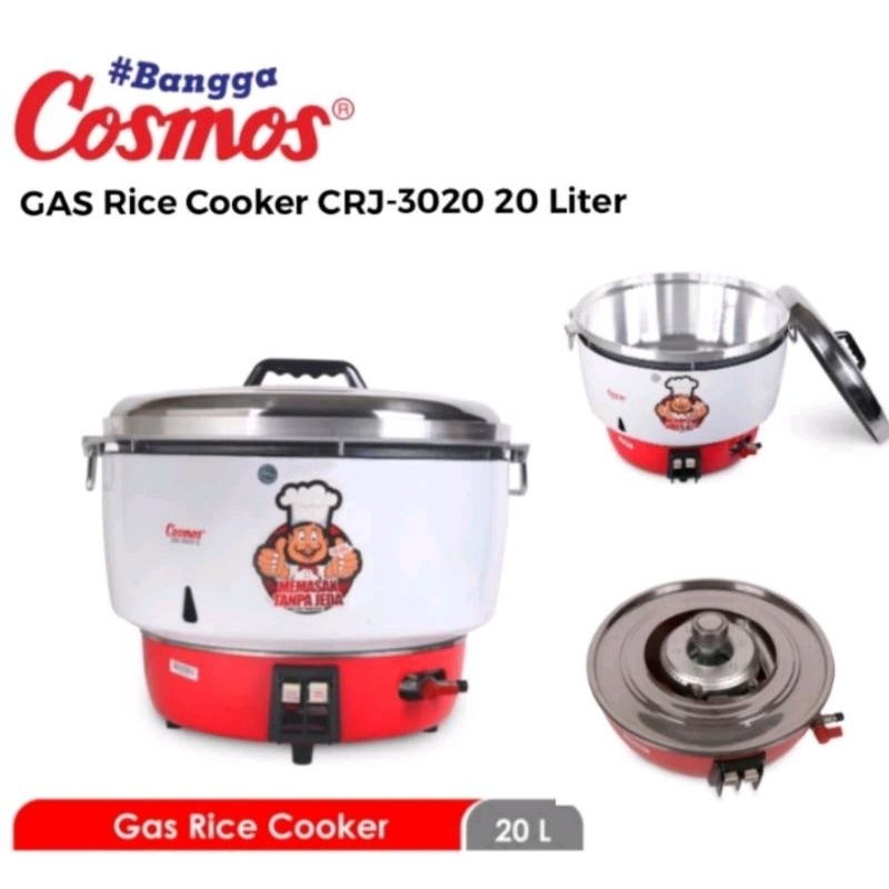 Jual Cosmos CRJ-3020 G - Gas Rice Cooker 20 L | Shopee Indonesia