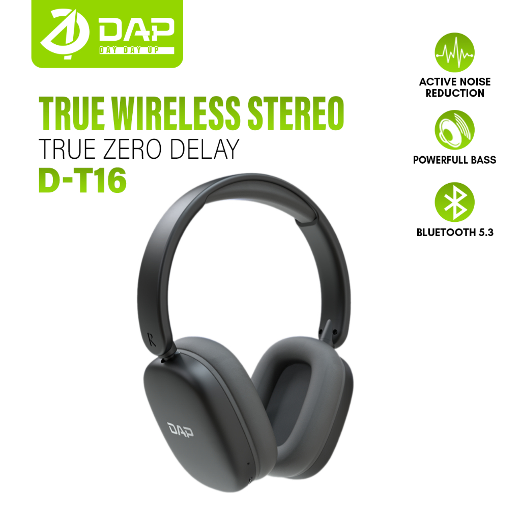 Jual DAP D-T16 Headphone Stereo Full Bass Wireless BT5.3 Wired 3 in 1 ...