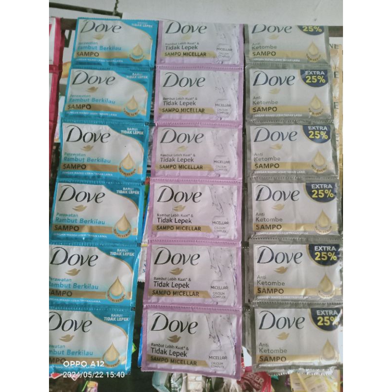 Jual 3renceng Dave shampoo 9ml | Shopee Indonesia