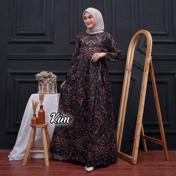 Jual Batik Kalongan | Gamis Batik Bahan Polymicro Best Seller Terlaris ...