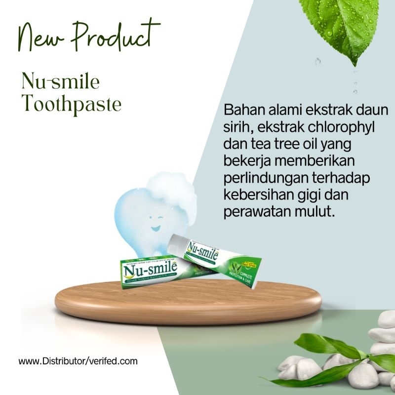 Jual Nu-smile Toothpaste Original-HWI | Shopee Indonesia