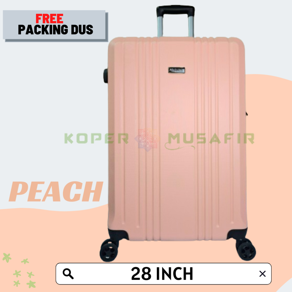 Jual Koper Hardcase ABS POLO LOUIS ORI 6174 28 INCH FREE PACKING DUS ...
