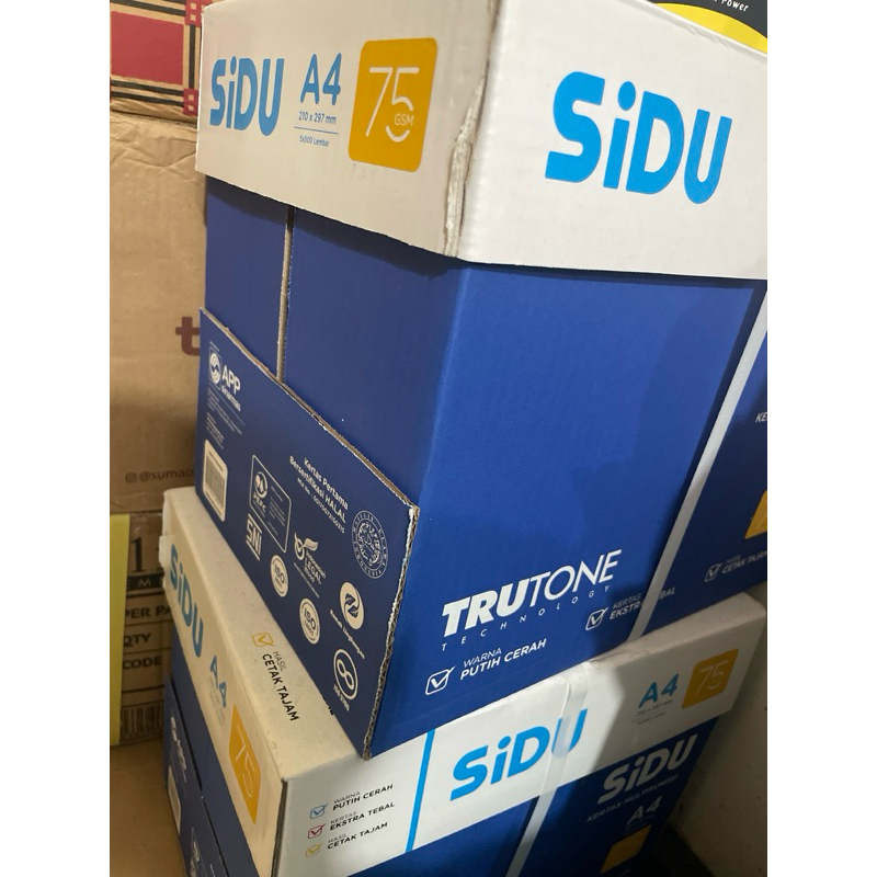 Jual kertas SiDU A4 75 gram 1 Rim | Shopee Indonesia