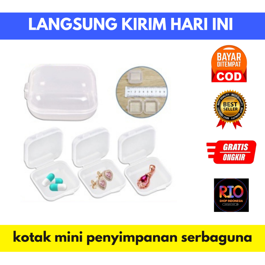 Jual KOTAK KECIL SIMPAN MEMORY CARD EARPLUG / MINI BOX AKSESORIS travel ...