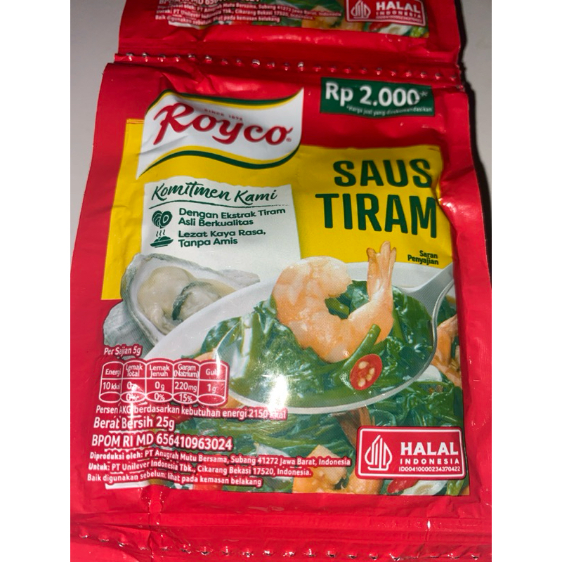 Jual Royco Saus Tiram Sachet 25g PROMO isi 5 sachet | Shopee Indonesia
