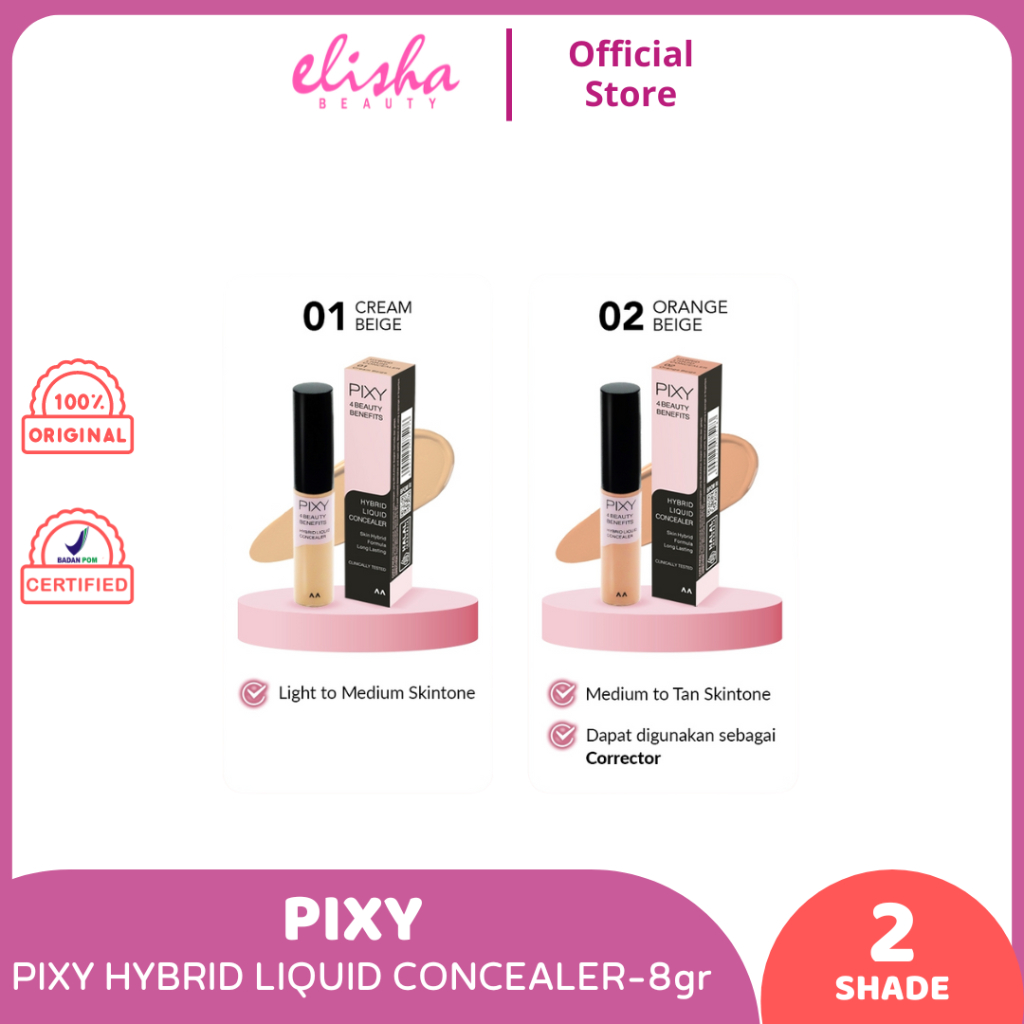Jual PIXY Hybrid Liquid Concealer - 8gr | Shopee Indonesia