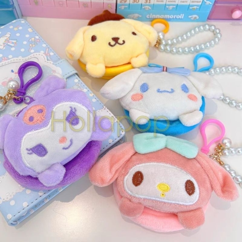 Jual HOP Pouch Dompet Koin Kartu Serbaguna Boneka Gantungan Melody ...