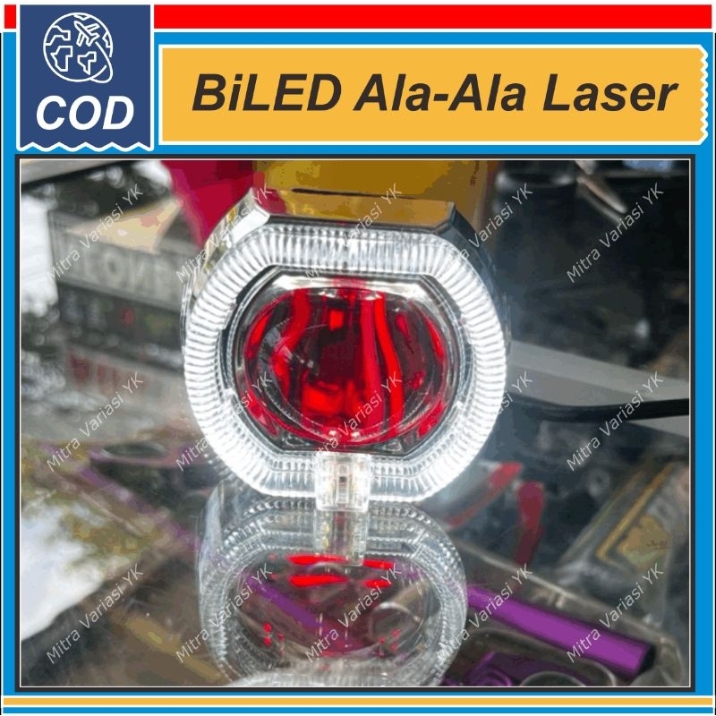 Jual BILED ALA ALA DAYMAKER 2,5 INCH PROJIE RING SHROUD DEVIL EYE CUT OFF MINI TERANG LAMPU ...