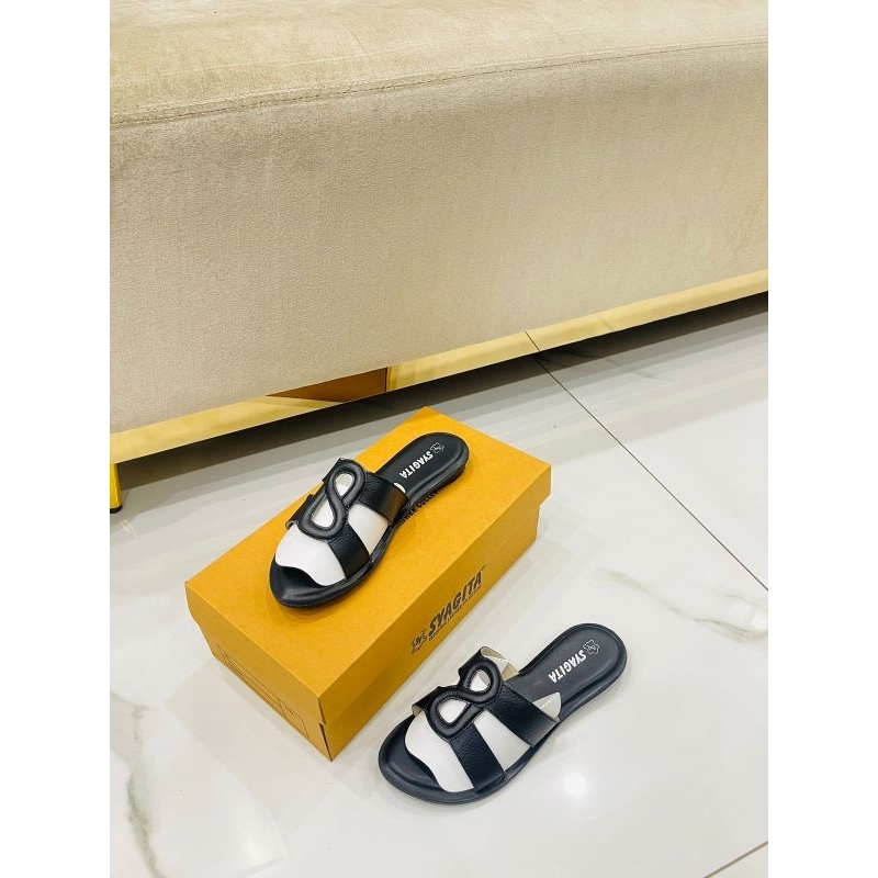Jual SANDAL BUTTONSCARVES (Kulit Asli) | Shopee Indonesia