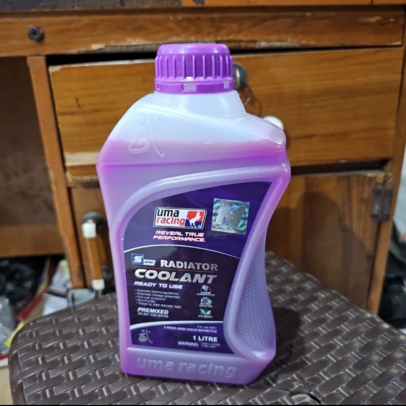 Jual AIR RADIATOR UMA RACING ISI 1 LITER - UMA PREMIX RADIATOR COOLANT ...