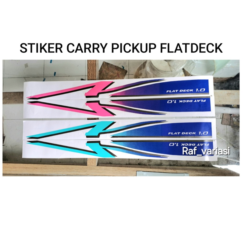 Jual stiker suzuki Carry 1.0 pick up Flat deck 1.0 / sticker carry pick up 1.0 / stiker suzuki ...