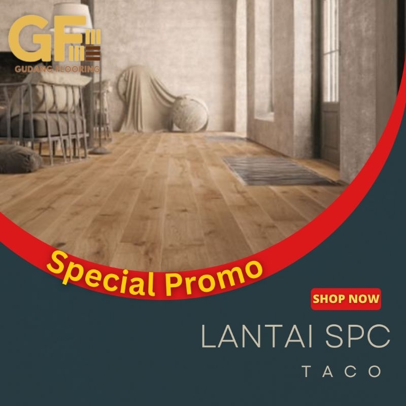 Jual Lantai SPC Vinyl Klik TACO - Click System Flooring Tebal 5mm ...