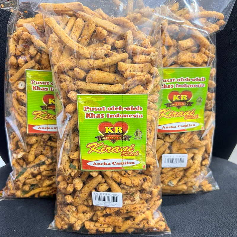 Jual BASTIK BAKSO STICK XTRA PEDAS DAUN JERUK 500GR | Shopee Indonesia