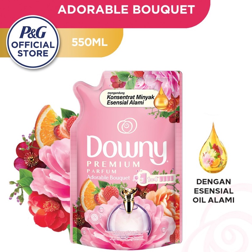 Jual Selalu Baru Downy Premium Parfum Adorable Bouquet Pewangi dan ...