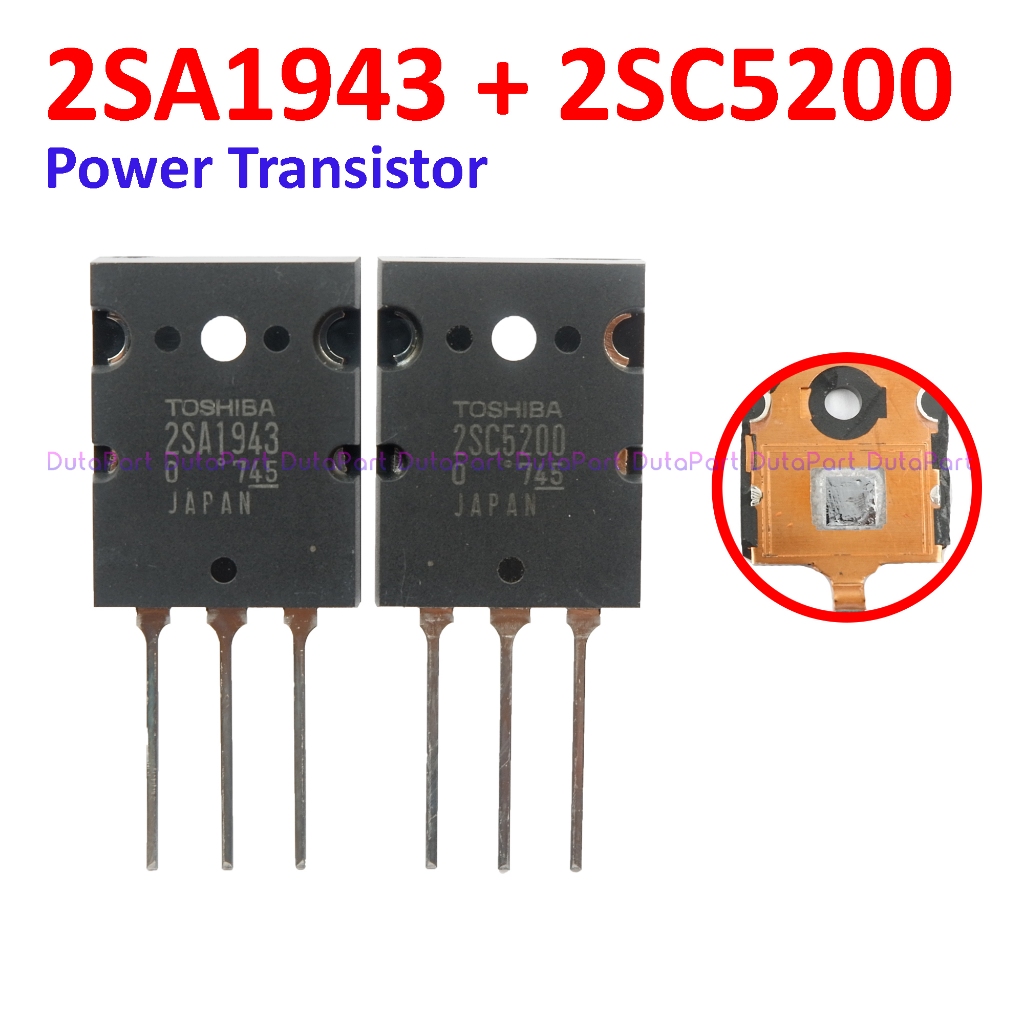 Jual 2SA1943 2SC5200 SET CHIP BESAR Power Transistor A1943 C5200 A 1943 ...