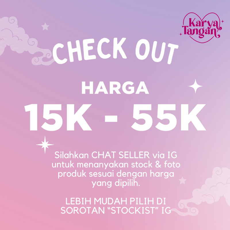 Jual Check Out SESUAI HARGA (15K - 55K) | Shopee Indonesia