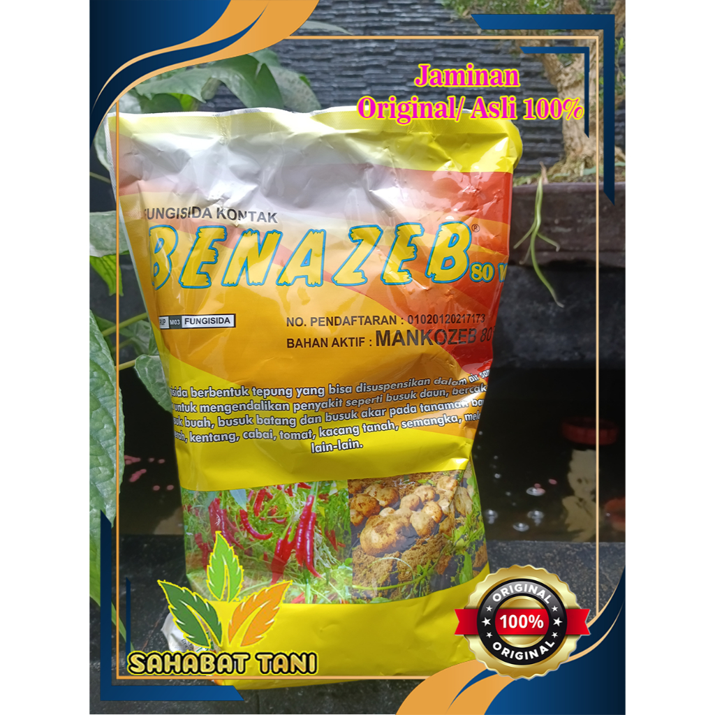 Jual Fungisida Benazeb Kuning 80 WP 1KG - Mancozeb mengendalikan jamur ...
