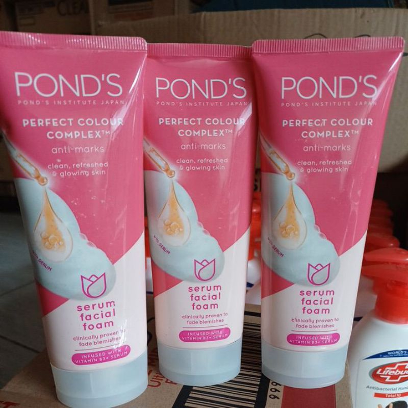 Jual PONDS FACIAL FOAM Anti Marks 100 ML | Shopee Indonesia