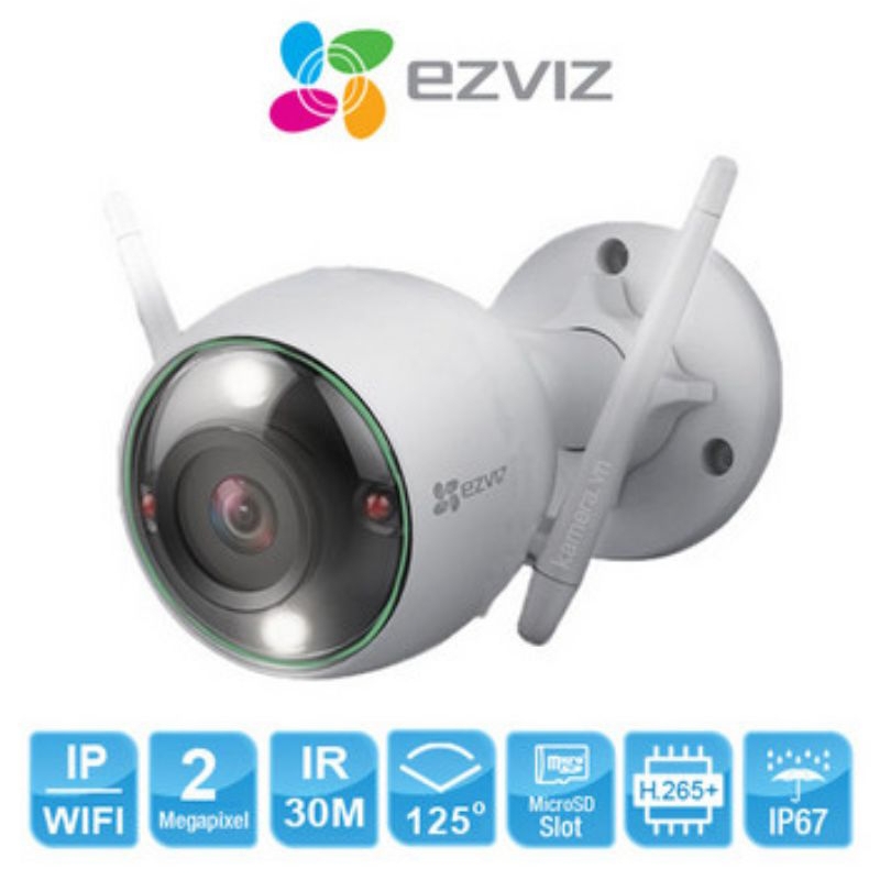 Jual Kamera Ezviz C3N Night Vision 1080p 2MP Wireless Wifi Outdoor IP ...
