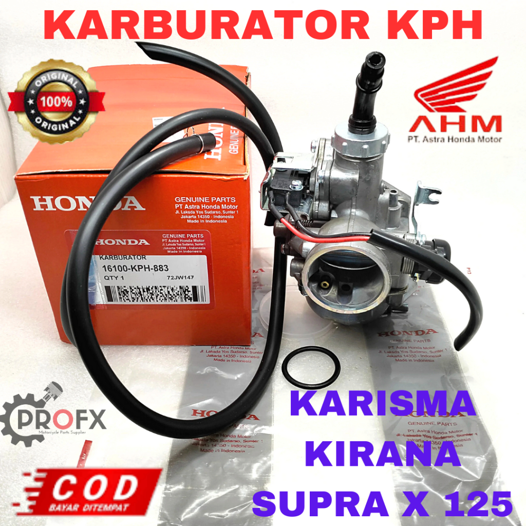 Jual KARBURATOR KPH HONDA KARISMA SUPRA 125 KIRANA CARBU KARBU KUALITAS ...